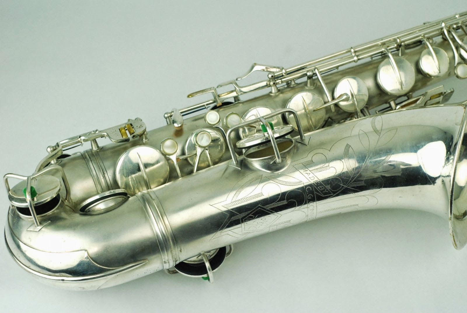 Conn Transitional Tenor Saxophone 251xxx Silver Overhauled+Hisco – GETASAX
