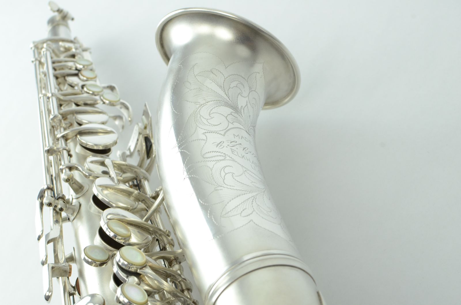 Conn F Mezzo New Wonder II Saxophone Silver Fresh Overhaul! – GETASAX