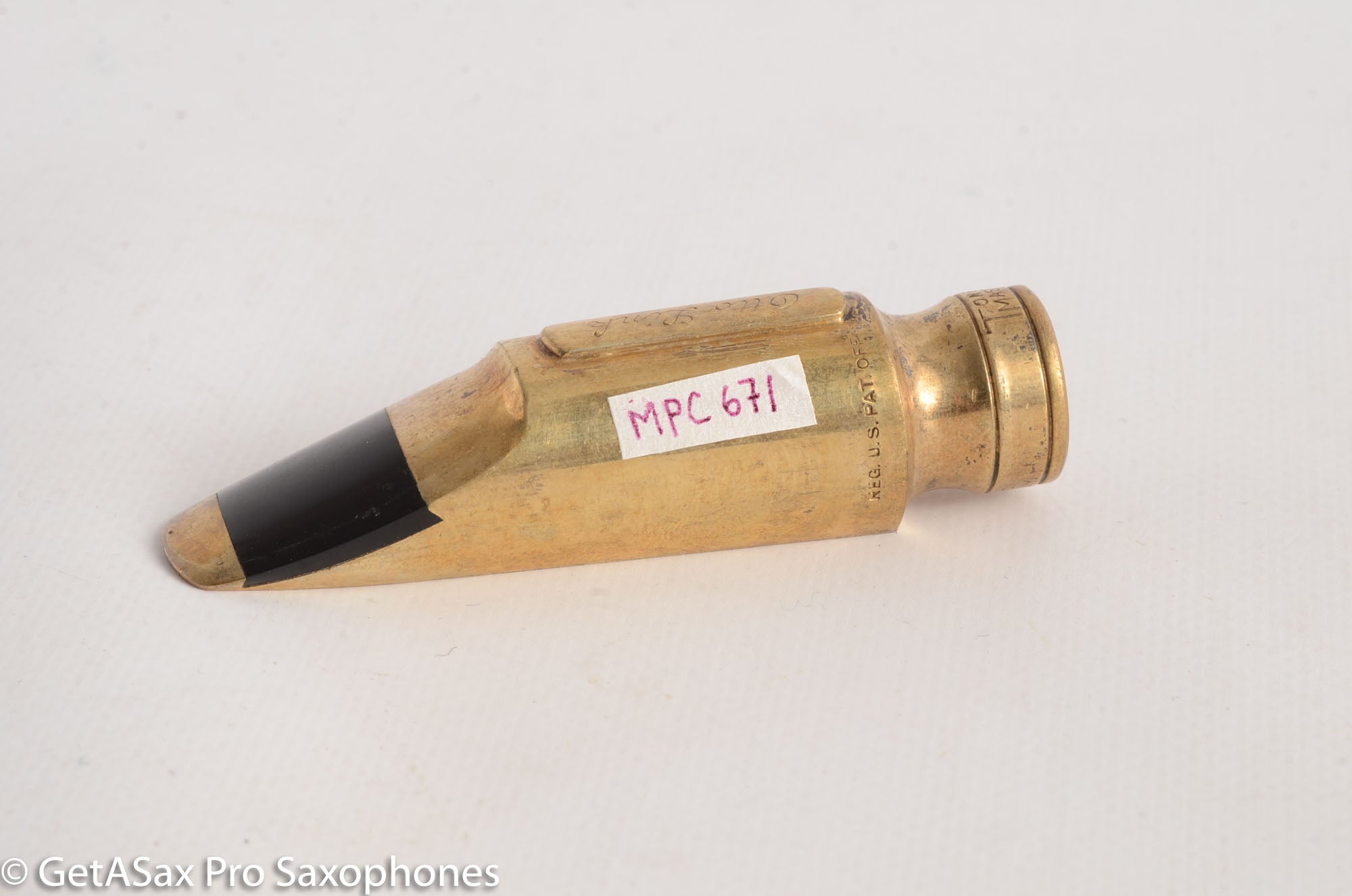 Otto Link Metal Tone Master 4* Alto Saxophone Mouthpiece Beautiful! MP ...